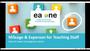 EA One Self-Service for Teaching Staff | EA Staff Hub